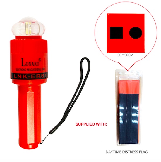 SOS Electrconic Survival Signal Light USCG Approval